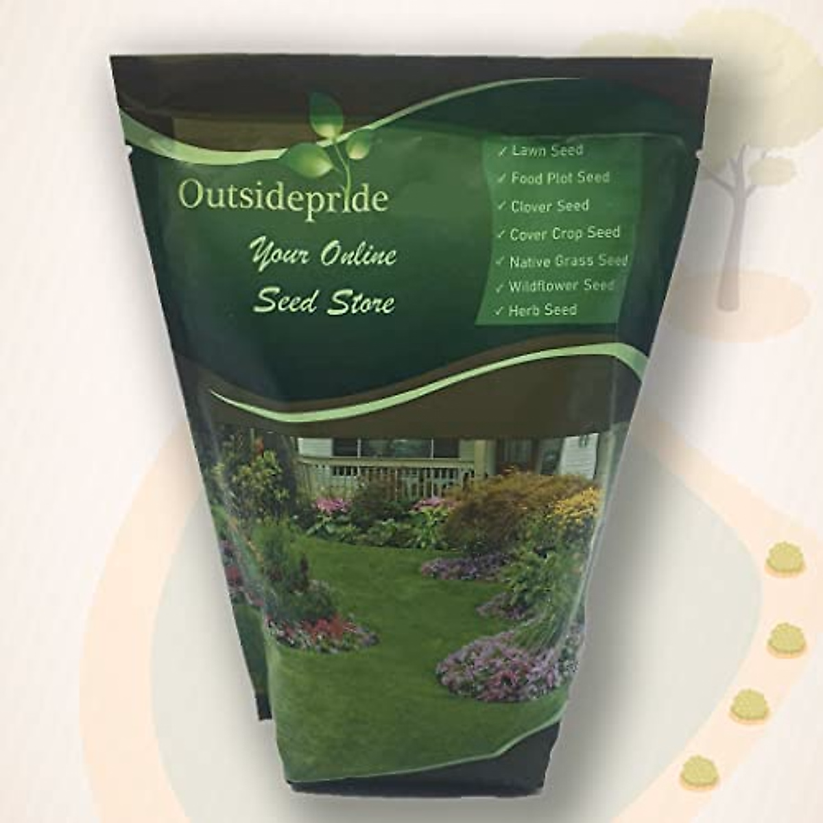 Outsidepride White Dutch Clover Seed for Erosion Control, Ground Cover, Lawn Alternative, Pasture, Forage, & More - 2 LBS