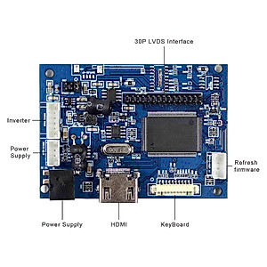 VSDISPLAY 10.1" 10.1 Inch B101EW05/LP101WX1-SLP2 1280X800 LCD Screen with HD-MI LCD Controller Board VS-TY2660H-V1