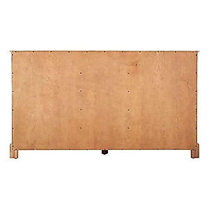 Signature Hardware 953664-60-RUMB-0 Quen 60" Free Standing Double Basin Vanity Set with Cabinet, Vanity Top, and Undermount Sink - No Faucet Holes