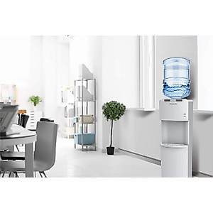 Frigidaire Water Cooler/Dispenser in White, Standard and New Wave Enviro 5-Gallon BPA Free TritanTM Bottle