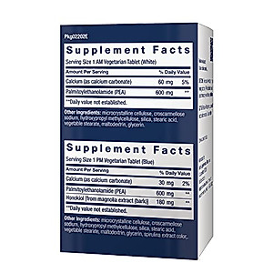 Life Extension Comfort MAX – Honokiol and Pea Supplement for Inflammation Management, Nerve Support and Discomfort Relief – Gluten-Free, Non-GMO, Vegetarian - 30 AM and 30 PM Tablets