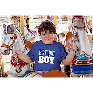 Birthday boy Shirt Toddler Boys Outfit First Happy 2t 3t 4 Year Old 5 Kids 6th (Charcoal Blue, 12 Months)