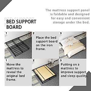 BBX-G Bed board, 60 "x 30" folding box spring, no assembly required