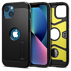 Spigen Tough Armor [Extreme Protection Tech] Designed for iPhone 13 Case (2021) - Black