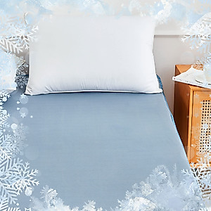 Ailemei Direct Cooling Blanket Queen Size and Cooling Mattress Pad Queen Size Bundle