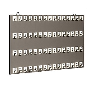 KEYSTAND # 60PGS with 60 Numbered Hooks for Auto Dealers/Realtors (60 Tag & Ring Included)