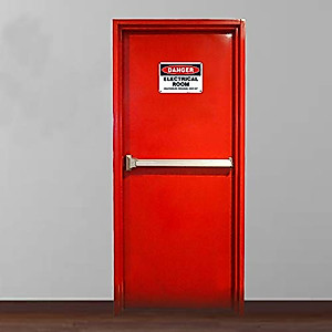 Electrical Room Sign, 10x7 Inches, Rust Free .040 Aluminum, Fade Resistant, Made in USA by Sigo Signs