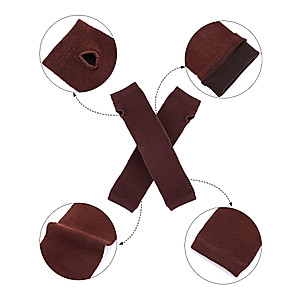 Bememo 4 Pairs Arm Warmer Fingerless Gloves for Women Long Arm Sleeves Knitted Elbow Length Gloves Gothic Thumb Hole Gloves (Black, Light Grey, Dark Grey, Coffee)