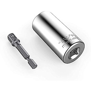 Leberna Universal Socket Grip Adapter 4 PCS | Multi Functional Sockets Set Ratchet Power Drill Bit Wrench 1/4"-3/4" (7mm-19mm) Professional Repair Tools Gifts for Dad Men Fathers Husband DIY Handyman