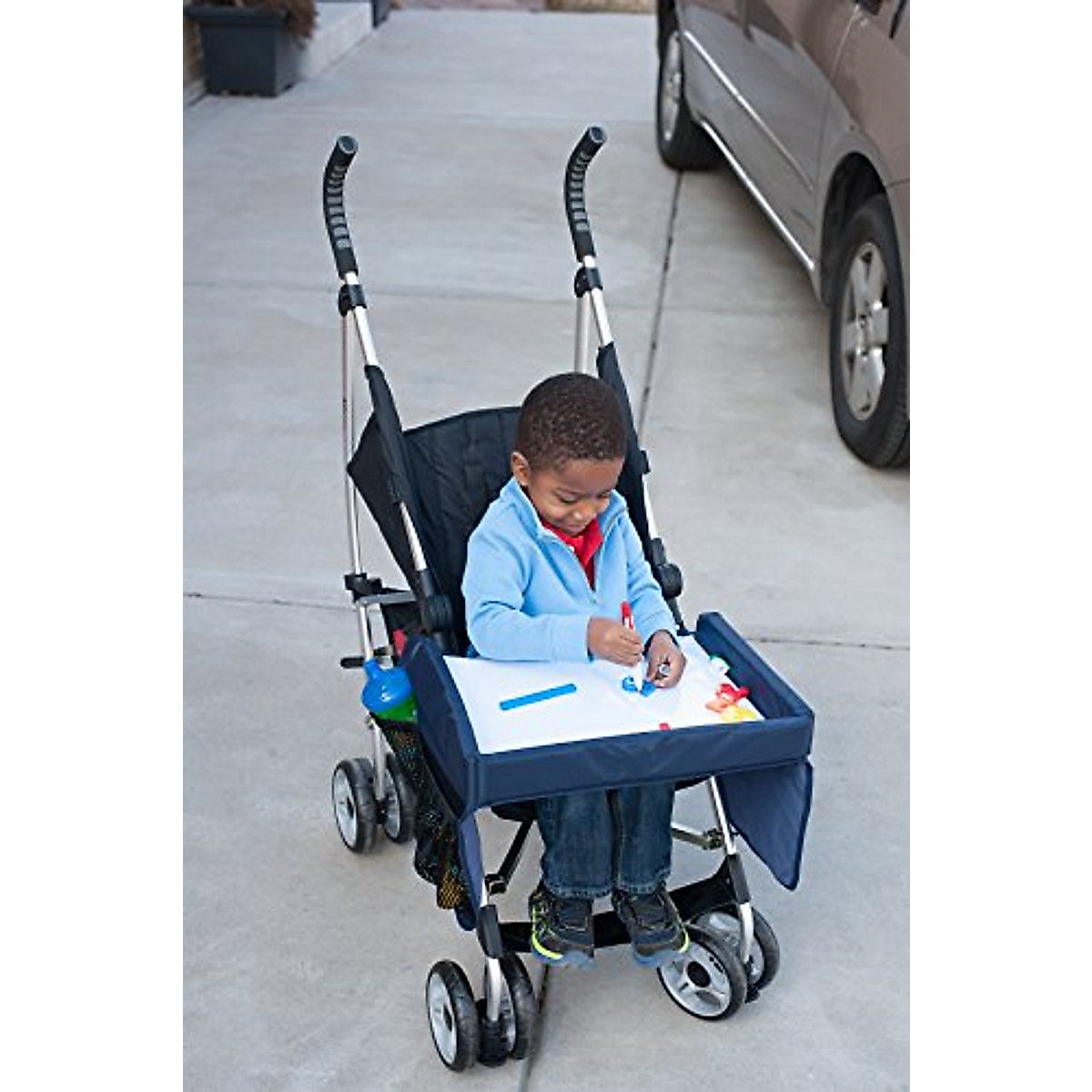 Star Kids Snack & Play Travel Tray 2.0, Black