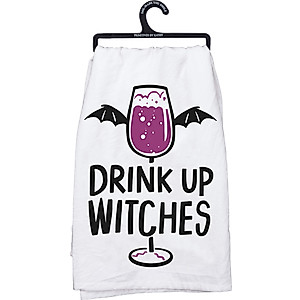 Primitives by Kathy Drink Up Witches Home Décor Kitchen Towel