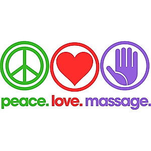 CafePress Peace Love Massage Ceramic Coffee Mug, Tea Cup 11 oz