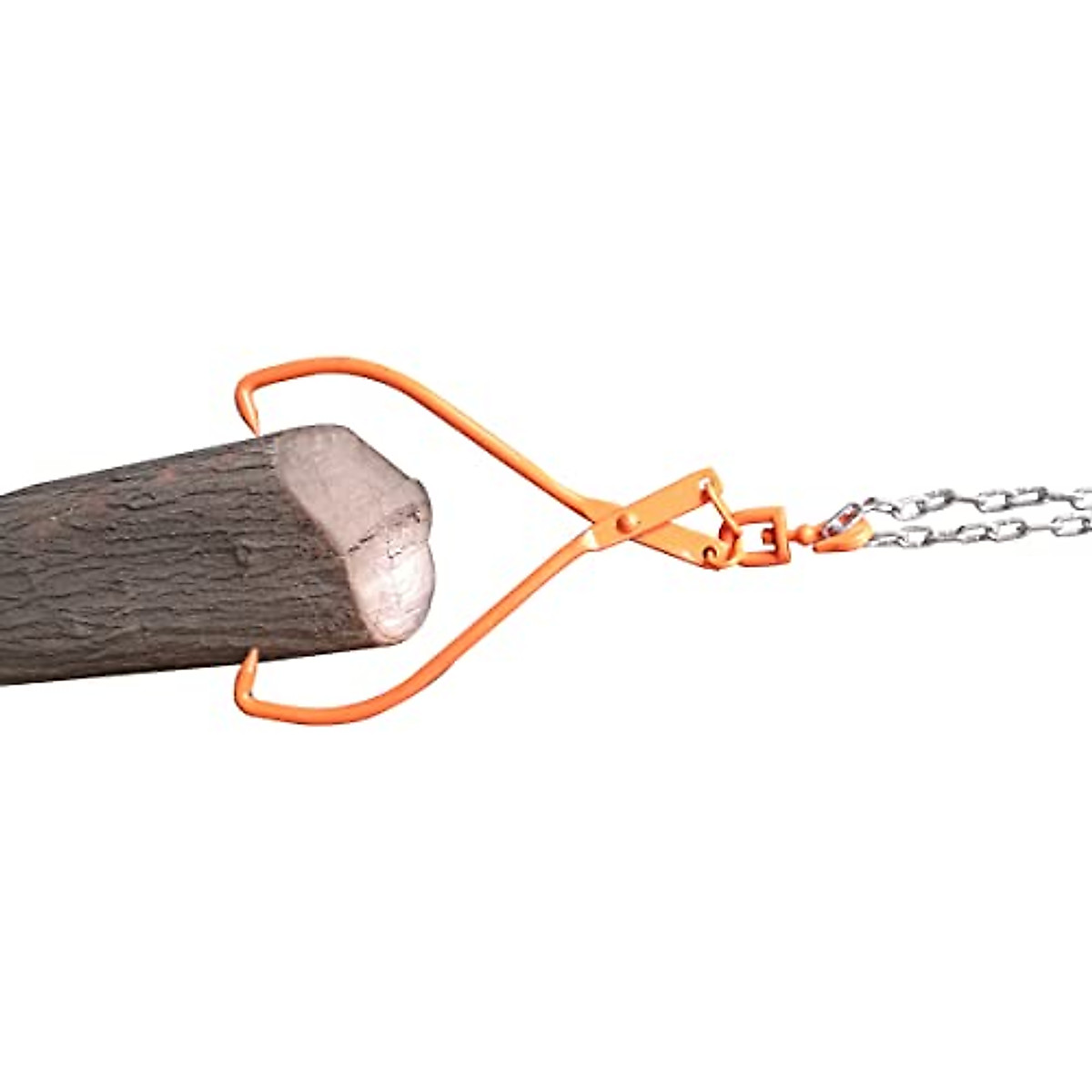 OAOLOWF Skidding Tongs Log Lifting/Swivel Dragging Steel Tongs Log Lifting, Handling, Dragging & Carrying Tool / 18inch Jaw Opening (18"-Swivel)