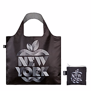 LOQI Alex Trochut Reusable Shopping Bag, One Size, New York