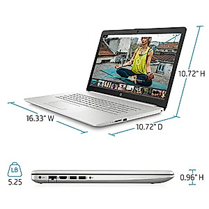 HP Business Laptop, 17.3" HD Anti-Glare Display,11th Gen Intel Core i3-1115G4 (>i5-1035G4), up to 4.1 GHz, 9 hr Battery Life, HDMI, Webcam, HP Fast Charge, Win 11 (32GB RAM | 1TB PCIe SSD)
