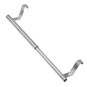 LIFKOME 3pcs Telescopic Towel Rack Cabinet Door Towel Holder Kitchen Towel Hook Kitchen Towel Shelf Versatile Towel Holder Hanging on Cabinet Bar Rack Metal Stainless Steel No Punching