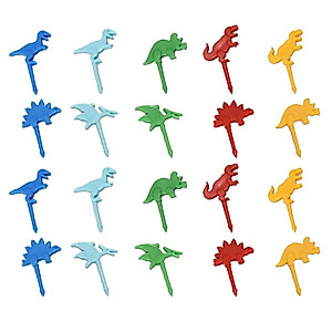 ★POLARIS★ Food Picks ＆ Food Balun for Lunch Box (Dinosaurs)