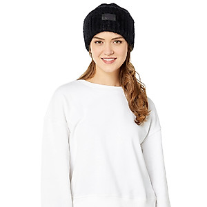 UGG Chunky Plush Cuff Beanie Black One Size