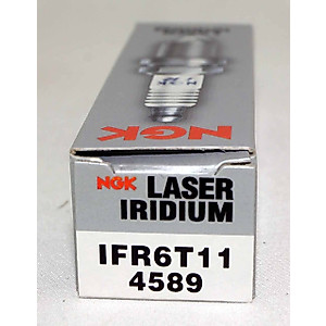 NGK Laser Iridium Spark Plug IFR6T11 (4 Pack) Compatible With TOYOTA CAMRY DLX 1992-1992 2.2L/2164cc