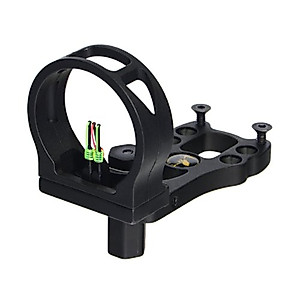 TOPOINT ARCHERY 3 Pin Bow Sight - Fiber, Brass Pin, Aluminum Machined - Right and Left Handed