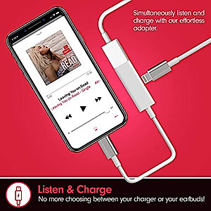 RAYZ Pioneer Pro Lightning & USB-C Earphones/Smart Wired, Active Noise Cancelling Earbuds Microphone Volume Control | for Apple iPhone Mac iPad, Android, Nintendo Switch, Google Pixel - Ice