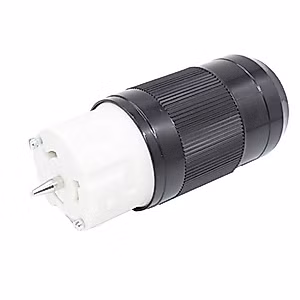 X-Haibei RV 50A 125V 250V Generator Connector NEMA SS2-50R Female Locking Power Cord Plug 12500 Watts