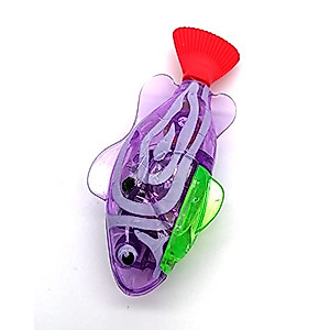 Jkshop 3PCS Interactive Indoor Cat Swimming Fish Toys,Best Play-time,Good Exercise Activity,Drink More Water,The Lasers Blink,Realistic Touch Toy for All Cats,Battery Included(6pcs)