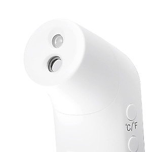 Newly Released Innovo Medical Touchless Forehead Thermometer, Non-Contact Fever Alert, Termometro Digital (Snow White), (iF100B)