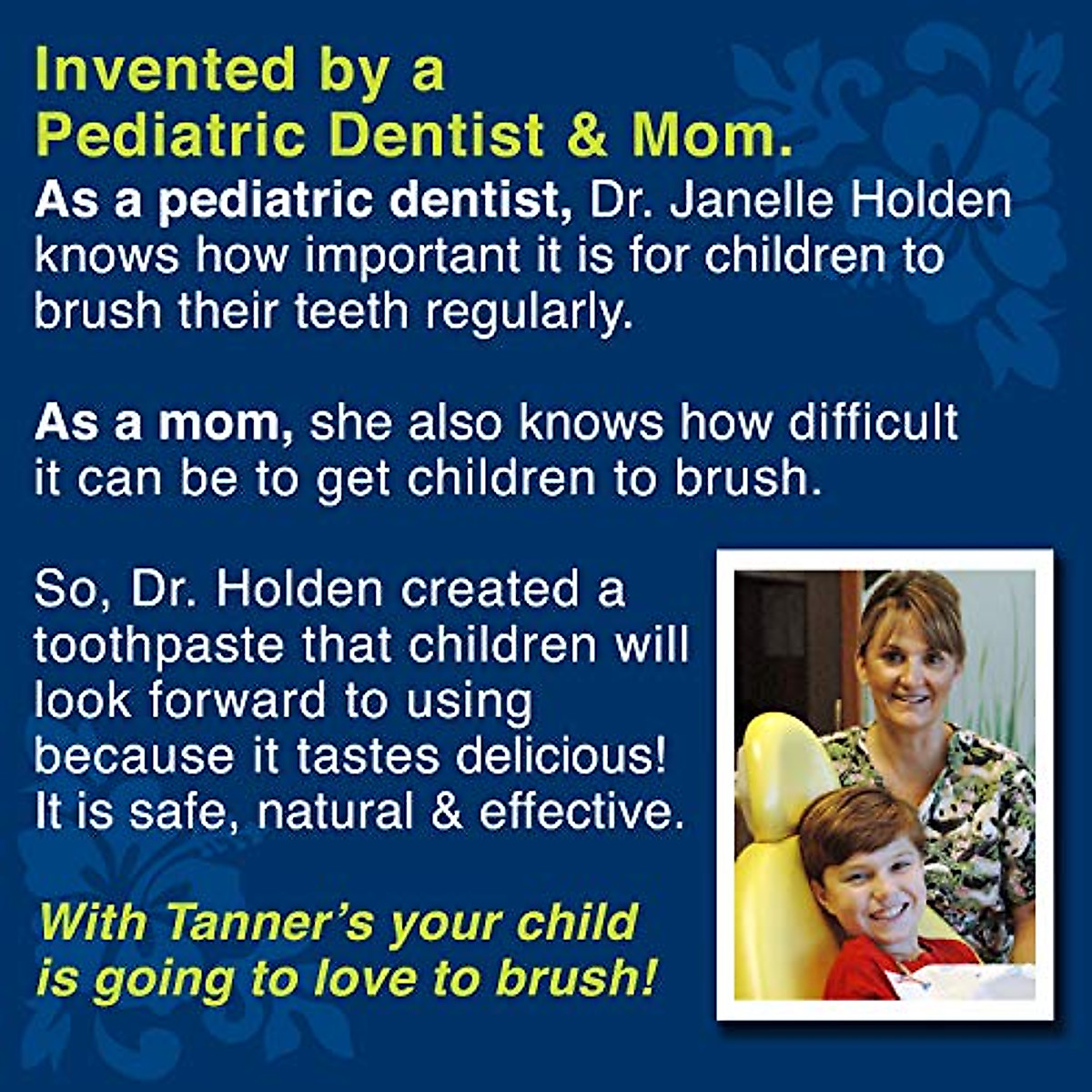 Tanner's Tasty Paste Ooh La La Orange - Anticavity Fluoride Children’s Toothpaste/Great Tasting, Safe, and Effective Vanilla Flavored Toothpaste for Kids (4.2 oz.)