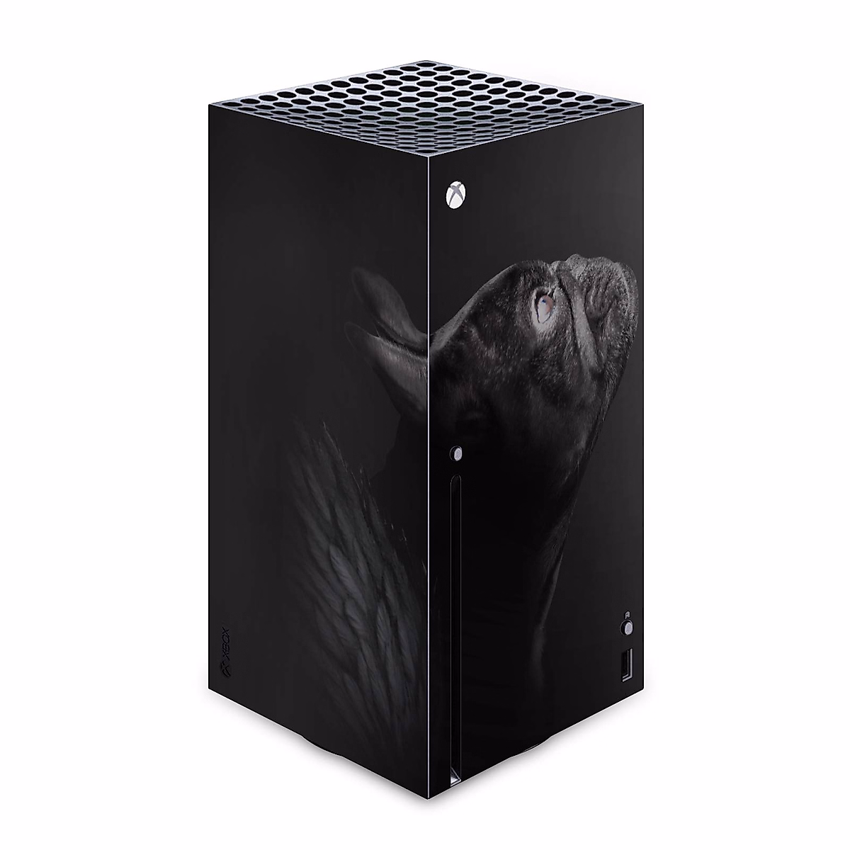 Head Case Designs Officially Licensed Klaudia Senator Angel French Bulldog Matte Vinyl Sticker Gaming Skin Case Cover Compatible with Xbox Series X Console