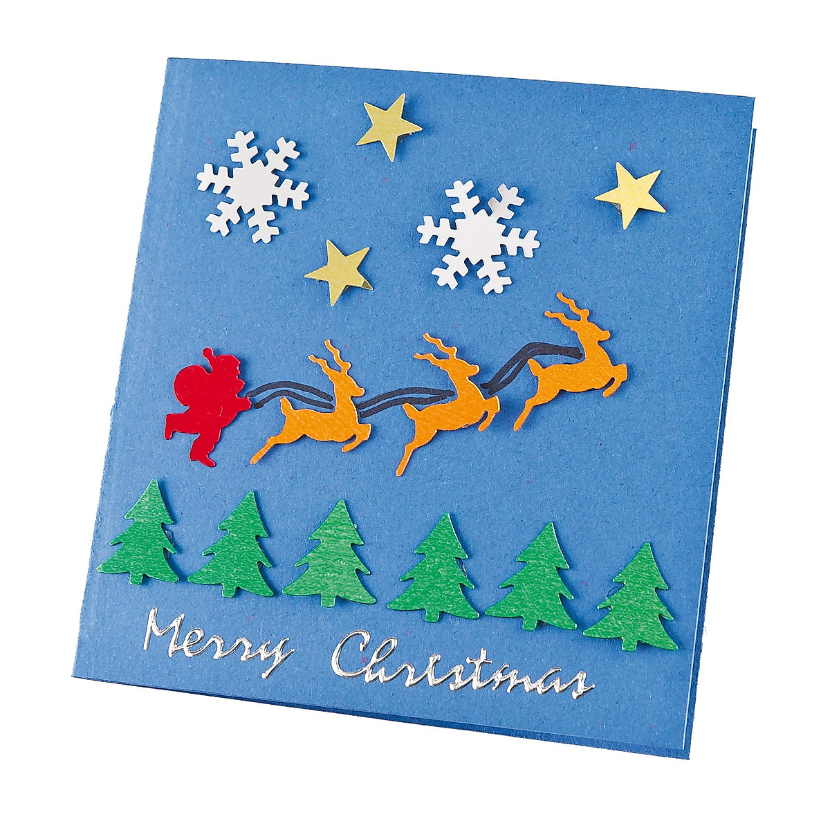 Baker Ross Christmas Sequins Value Pack — Kids' Crafts and Art Projects, Cards, Party Bags, and Decorations (56g)