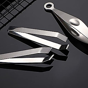 UPKOCH Fishing Tackle Fishing Tackle Fishing Tackle Stainless Steel Fishbone Hair : 3pcs Flat and Slant Mini Filet Hair Remover Tool for Fish Chicken Plucker Meat Hand Tools Hand Tools Hand Tools