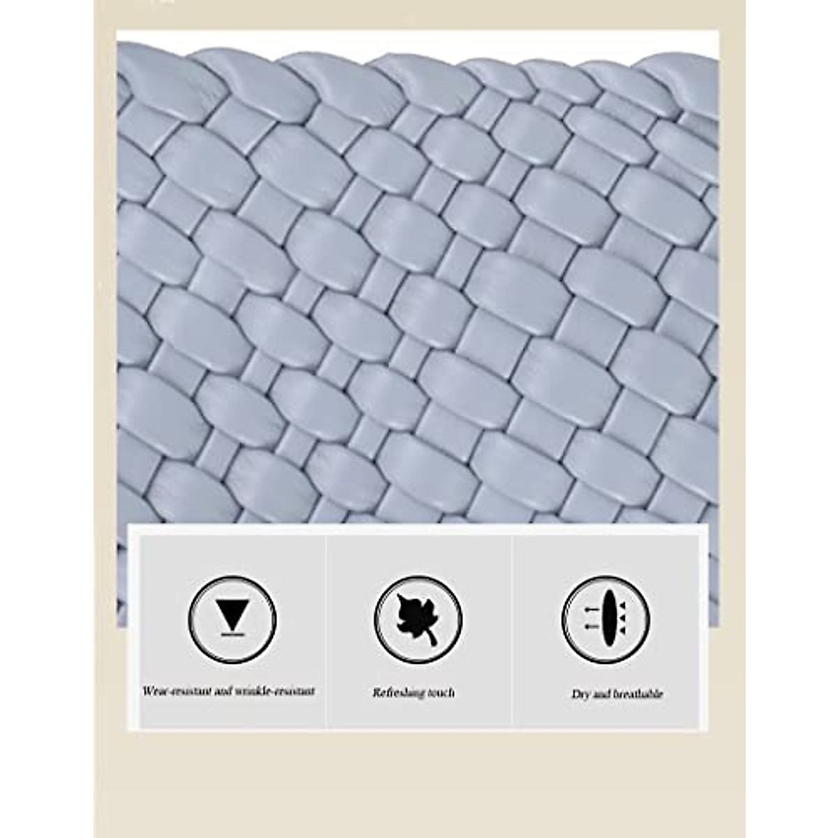 Hereubuy Now Women's Fashion Woven Bag Shopper Hand-Woven Tote Handbags and Purse for Women Ladies Vegan Soft PU Leather Shoulder Bags Large Capacity Underarm (Woven - Light Blue)