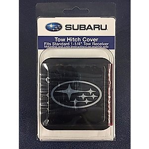 Subaru Genuine Logo Trailer Hitch Plug Cover 1 1/4" SOA342L154