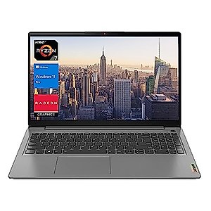 LENOVO IdeaPad 3 Laptop, 15.6" FHD Screen, AMD Ryzen 7 5700U (Beat i7-1160G7), 20GB RAM, 1TB SSD, Webcam, HDMI, Wi-Fi, Windows 11 Pro, Grey