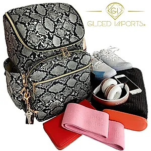 GI Gilded Imports Designer Diaper Bag for Baby Boy or Girl Family Backpack Detachable Purse