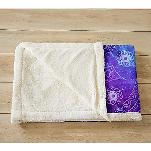 Feelyou Butterfly Blanket 60"x80" for Bed Sofa Couch Butterflies Print Throw Blanket Sun Moon Fleece Blanket Galaxy Print Plush Blanket for Boys Girls Kids Adults