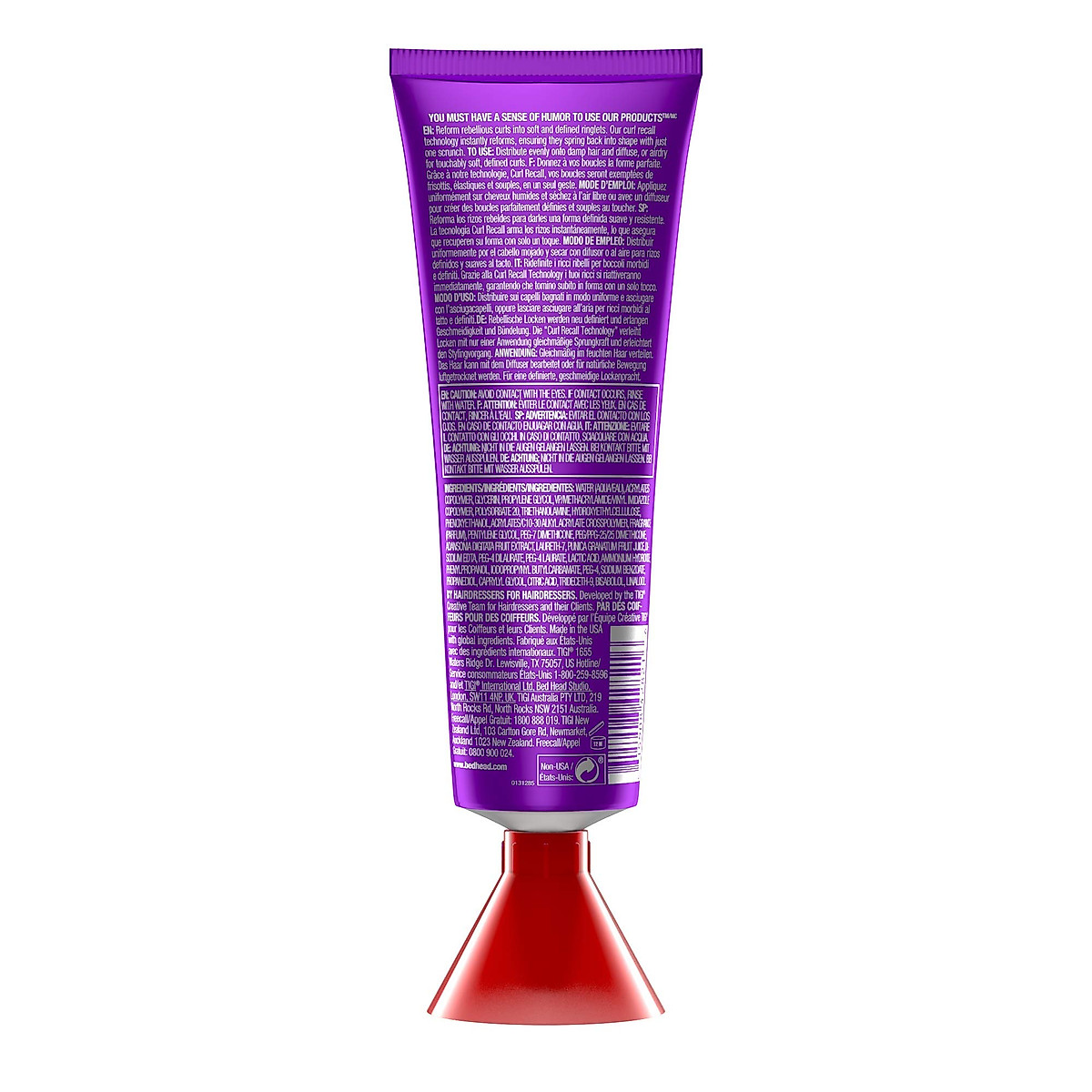 Bed Head Super Fuel On The Rebound Curl Cream, 4.22 Fluid Ounce