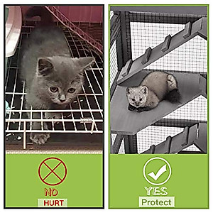 GUTINNEEN Ferret Cage Rat Cage 5 Levels Small Animal Cage for Chinchilla, Hedgehogs, Squirrel, Chameleon, Lizard, Gerbils
