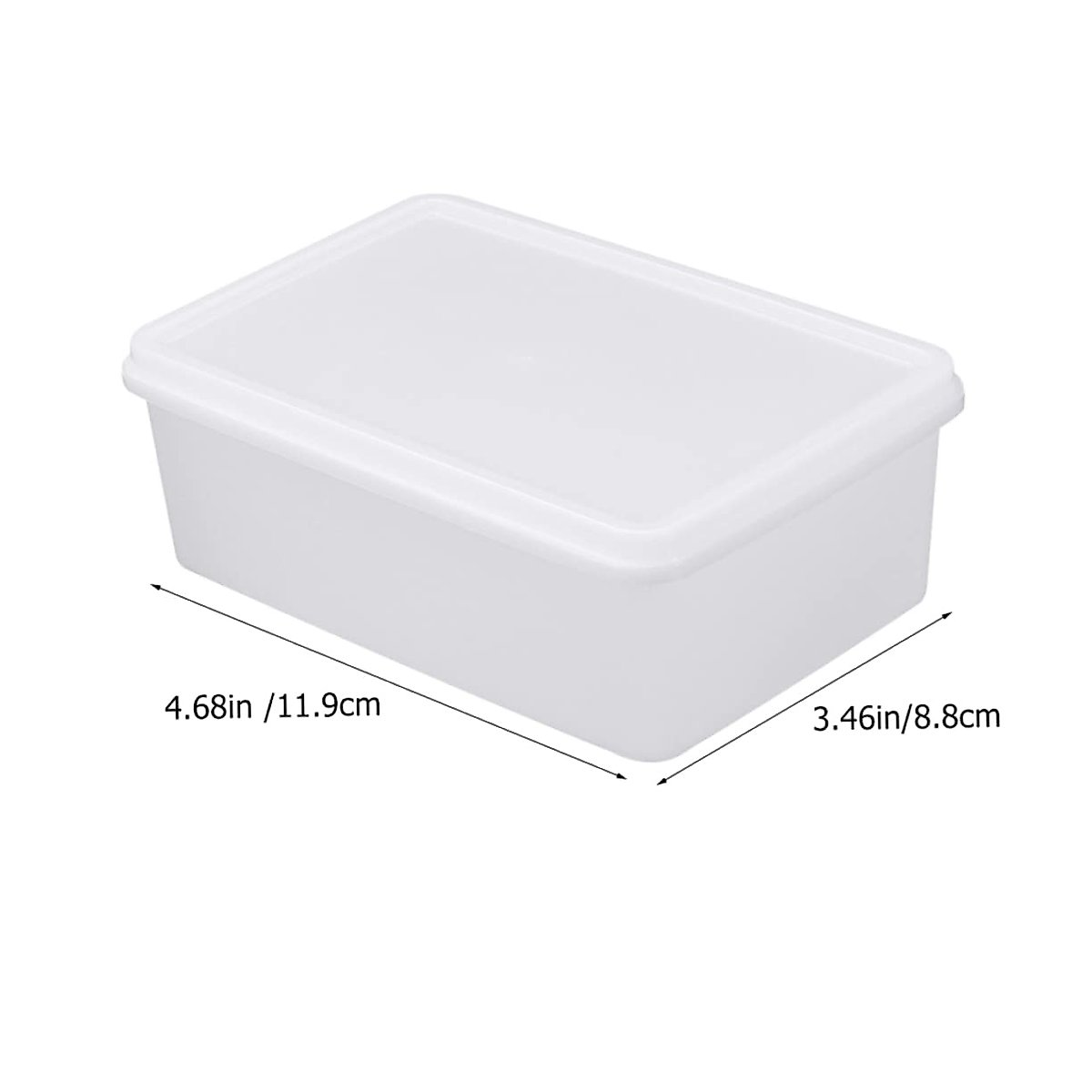 Anneome 6 Pack Fridge Storage Boxes Multi-function Fridge Organizer Reusable Food Containers for Daily Use