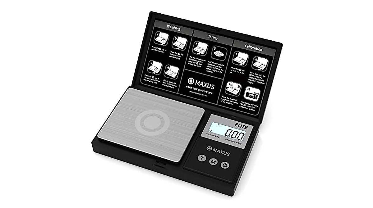 MAXUS Precision Pocket Scale 200g x 0.01g for Jewelry & Food Use