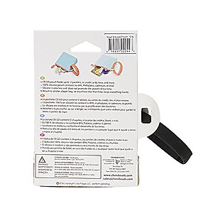 CB Go Small Silicone Pouch. On-The-Go for Stroller and Diaper Bag Organizer for Pacifiers, Keys, Credit Cards & More, Grey