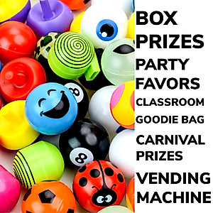 Bulk Toys - 1.38 Inch Mini Toys - 100 Pcs Prizes for Kids - Party Favors for Kids - Birthday Favors Tiny Kid Gifts - Pinata Stuffers Goody Bag Stuffers Easter Egg Fillers - Vending Machine Toys