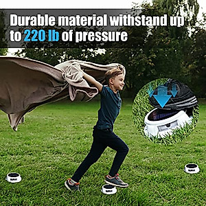 SOLPEX Solar Deck Lights Outdoor 8 Pack, Solar Multi-Color Auto-Changing Driveway Lights, Dock Lights Solar Powered Waterproof LED Lights for Steps, Garden, Ground, Stair, Patio, Pathway, Landscape