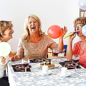 96 Pcs 50th Birthday Party Supplies Party Paper Plates Napkins,Rose Gold Women Party Decorations Favors, 50th Birthday Tableware Set for 24 Guests Women Birthday Supplies