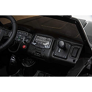 DAKOTT GMC Sierra Denali HD Two Seater 12 Volt Ride-On Truck w/ 2.4G Remote Control, LED Lights, Horn, Music, MP3/USB, Storage Box, Spring Suspension, Electric Vehicle for Kids .