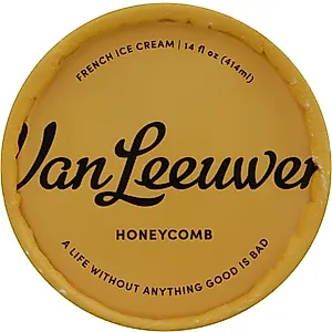 Van Leeuwen Premium Honeycomb French Ice Cream, 14 oz (Frozen)