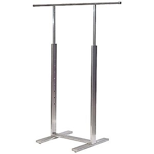 Econoco Bauhaus Series | Durable Adjustable Single Bar Merchandiser