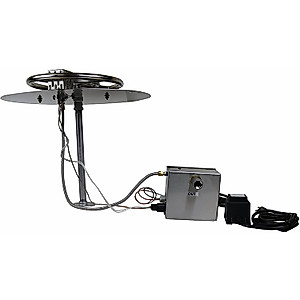 High-Capacity Automatic Outdoor Fire Feature Control System - Electronic Flame Control Ignition Module - Natural Gas or Propane - Igniter for Fire Pits, Fire Features, Fire Bowls/Tables (500,000 BTU)