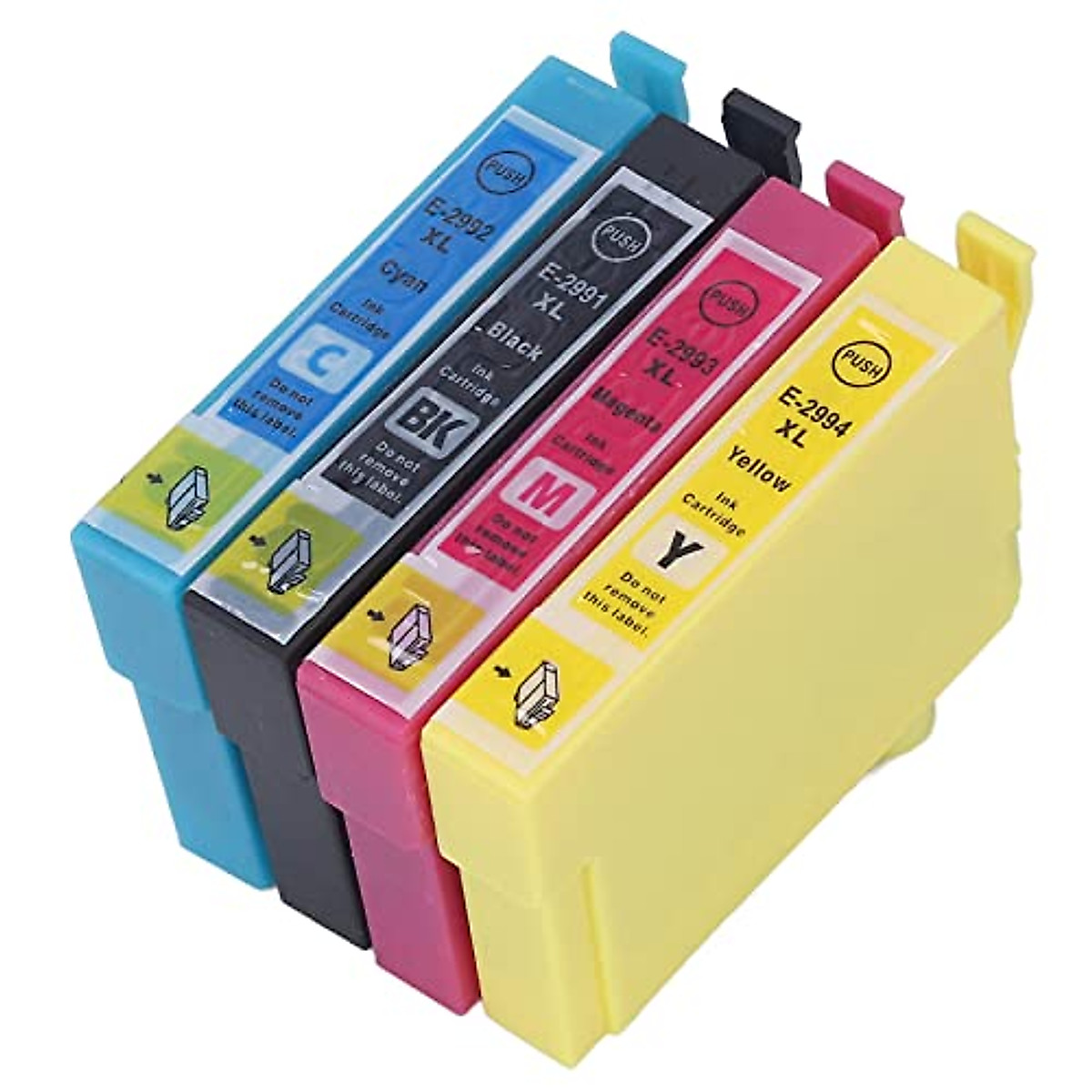 Hilitand 4 Color Ink Cartridges Replacement Inkjet Cartridge Print Photos, Test Papers, Documents Printer Cartridge for Printer Accessories